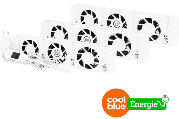 1 jaar Coolblue Energie + 3 gratis radiatorventilatoren t.w.v. €145 ...