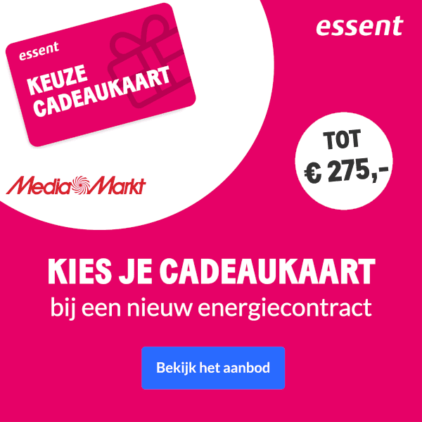 Essent Media Markt Actie: Energie + €275,- Cadeaubon | Energie ...